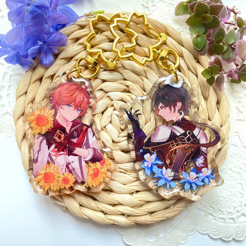 Genshin Impact Acrylic Keychain - Etsy