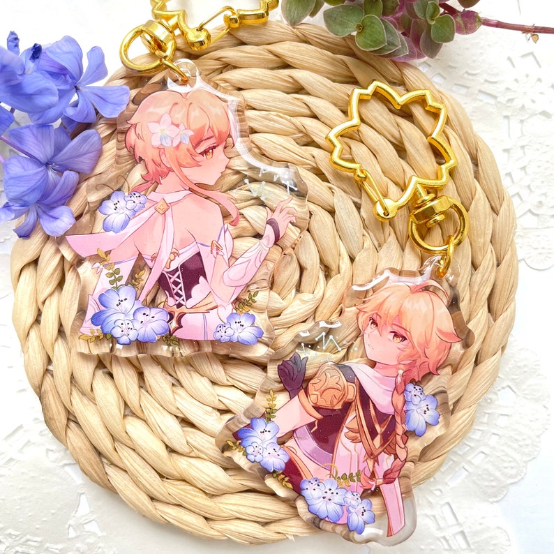 Genshin Impact Acrylic Keychain - Etsy