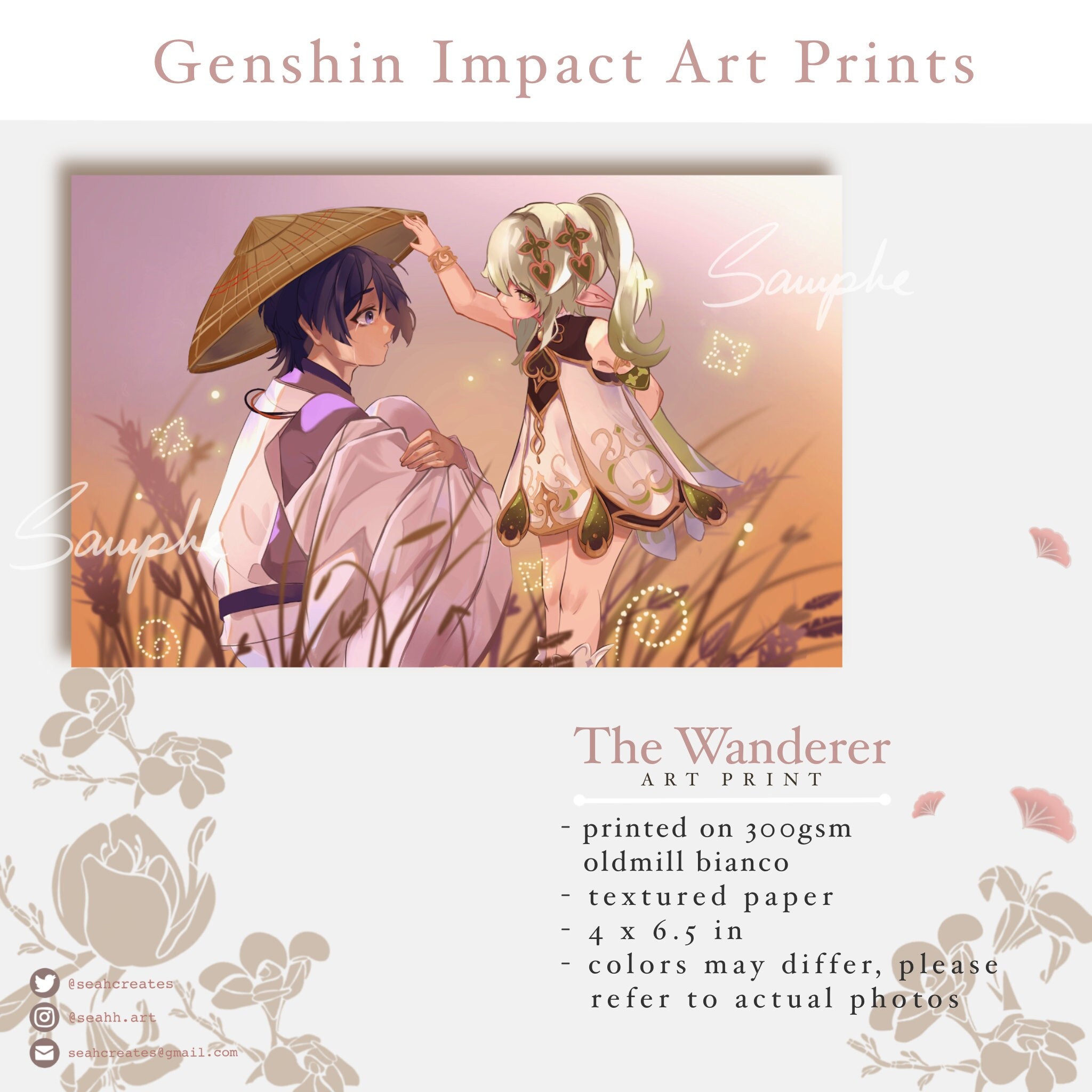 Genshin Impact Art Print - Etsy