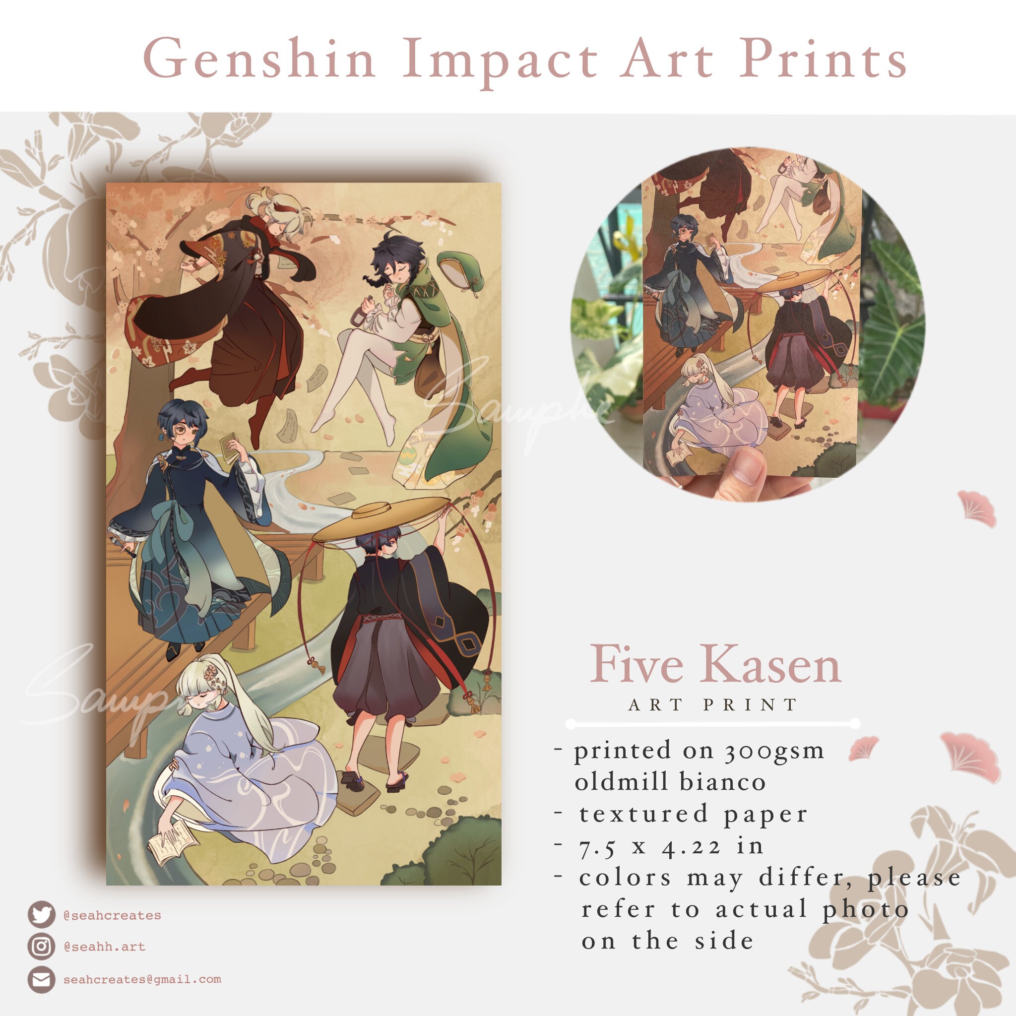 Genshin Impact Art Print - Etsy