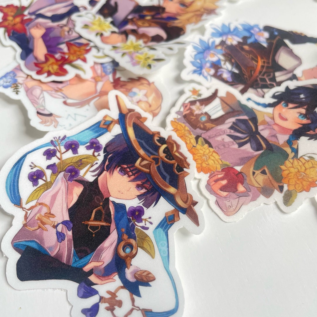 Genshin Impact Stickers - Etsy