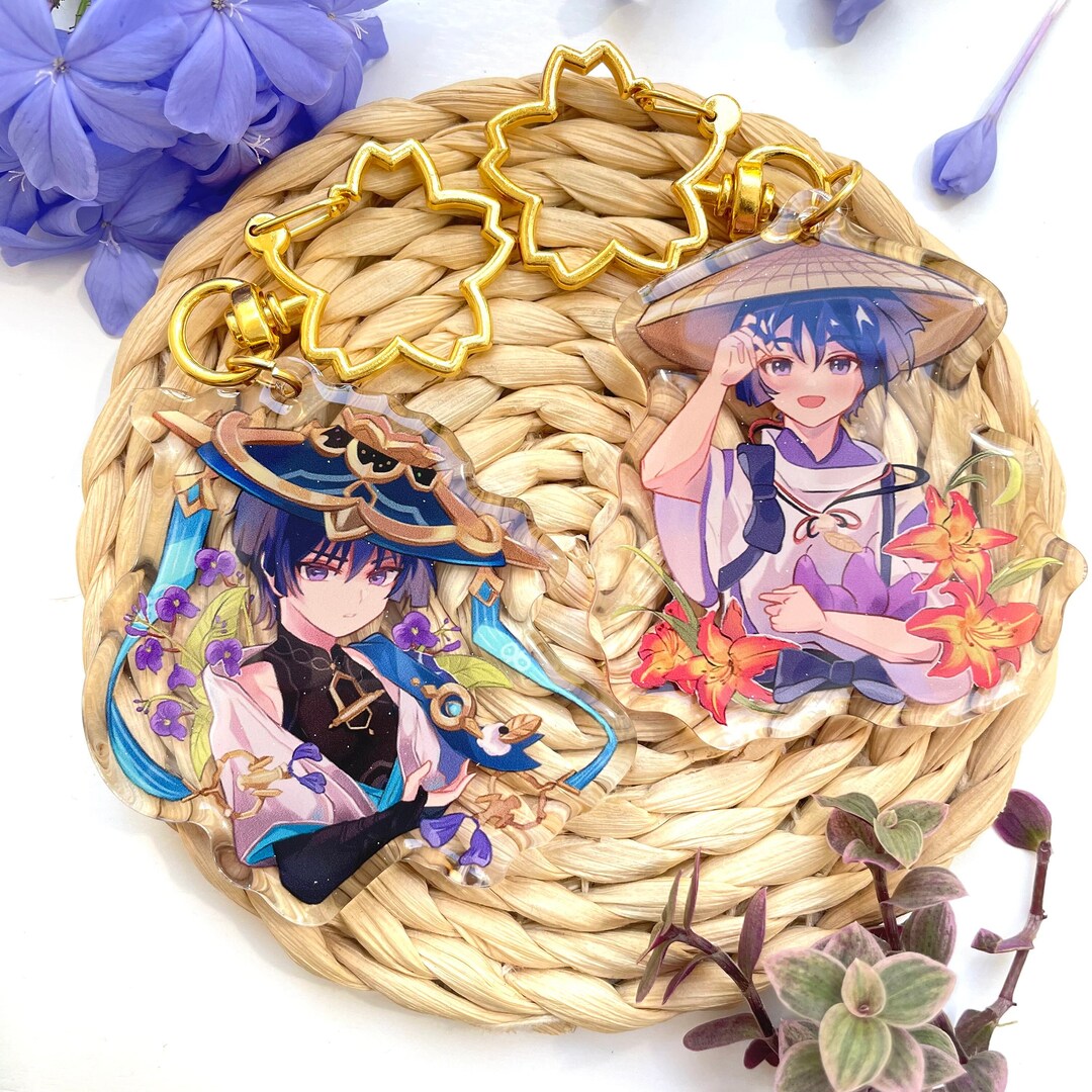 Genshin Impact Acrylic Keychain - Etsy