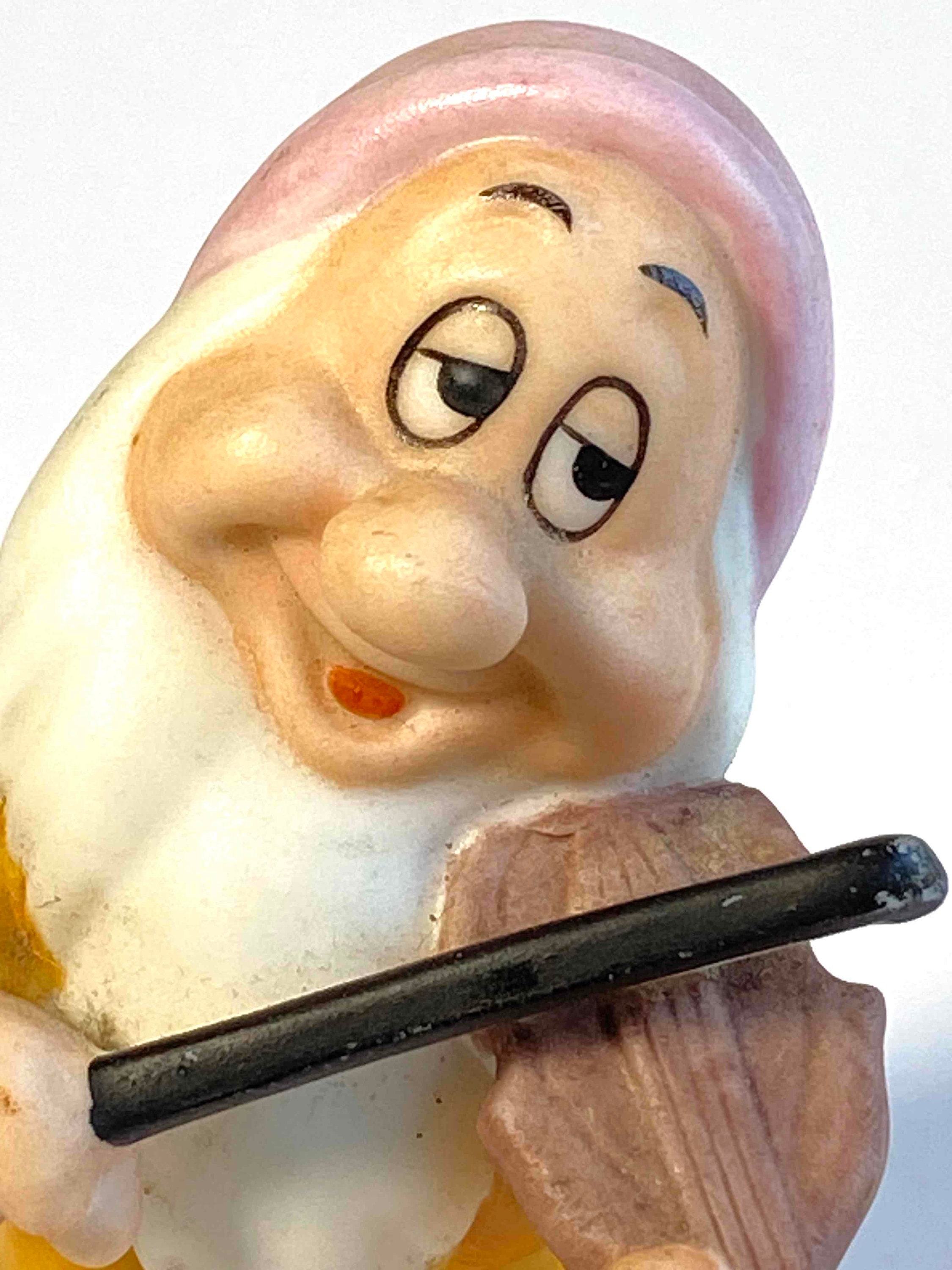 Disney Snow White & Seven Dwarfs Porcelain Bisque SLEEPY Figurine ...