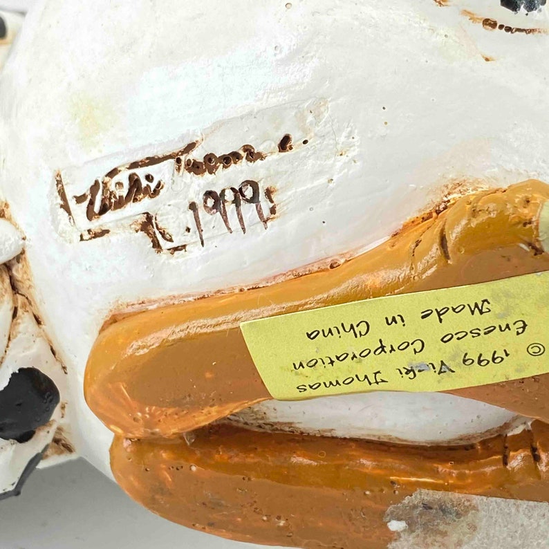 Vintage Vicki Thomas Chicken Gourd Folk Art Americana 1990s - Etsy