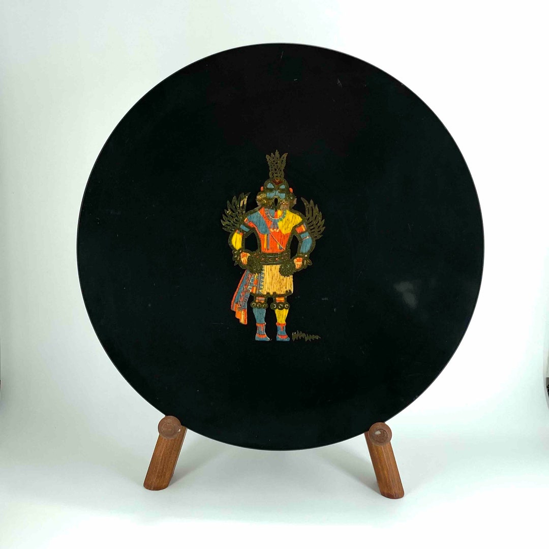 Couroc Hummingbird Kachina Plate Imprinted Couroc Monterey California ...