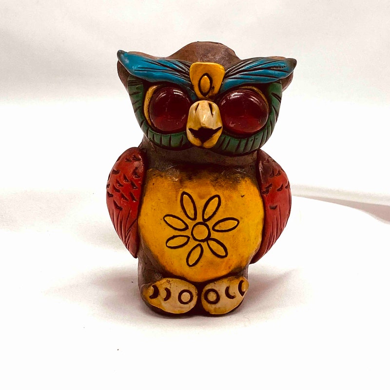 Mexican Folk Art Owl - Etsy