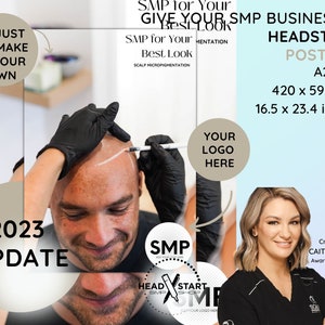 Scalp Micropigmentation (SMP) Poster: Advertising Template (digital ...
