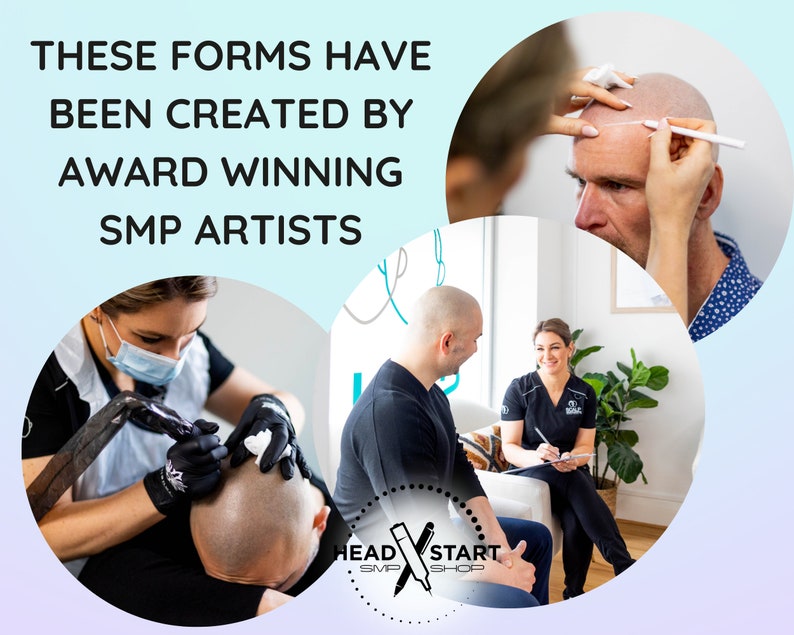 SMP Consent Form Template Give Your Scalp Micropigmentation - Etsy