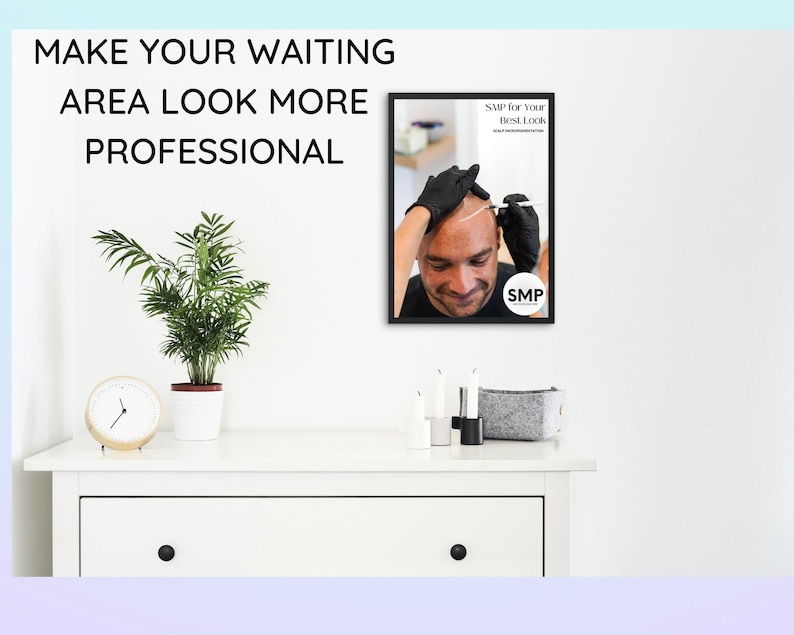 Scalp Micropigmentation (SMP) Poster: Advertising Template (digital ...