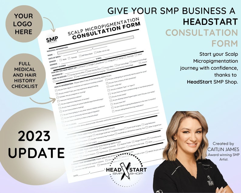 The Best SMP Consultation Form, Treatment Record & Patch Test Consent ...