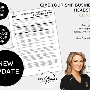 SMP Consent Form Template! Give Your Scalp Micropigmentation Business a ...