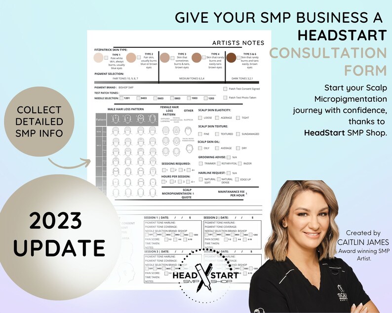The Best SMP Consultation Form, Treatment Record & Patch Test Consent ...