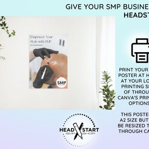 Scalp Micropigmentation (SMP) Poster, Instant Download in Jpeg or PDF ...