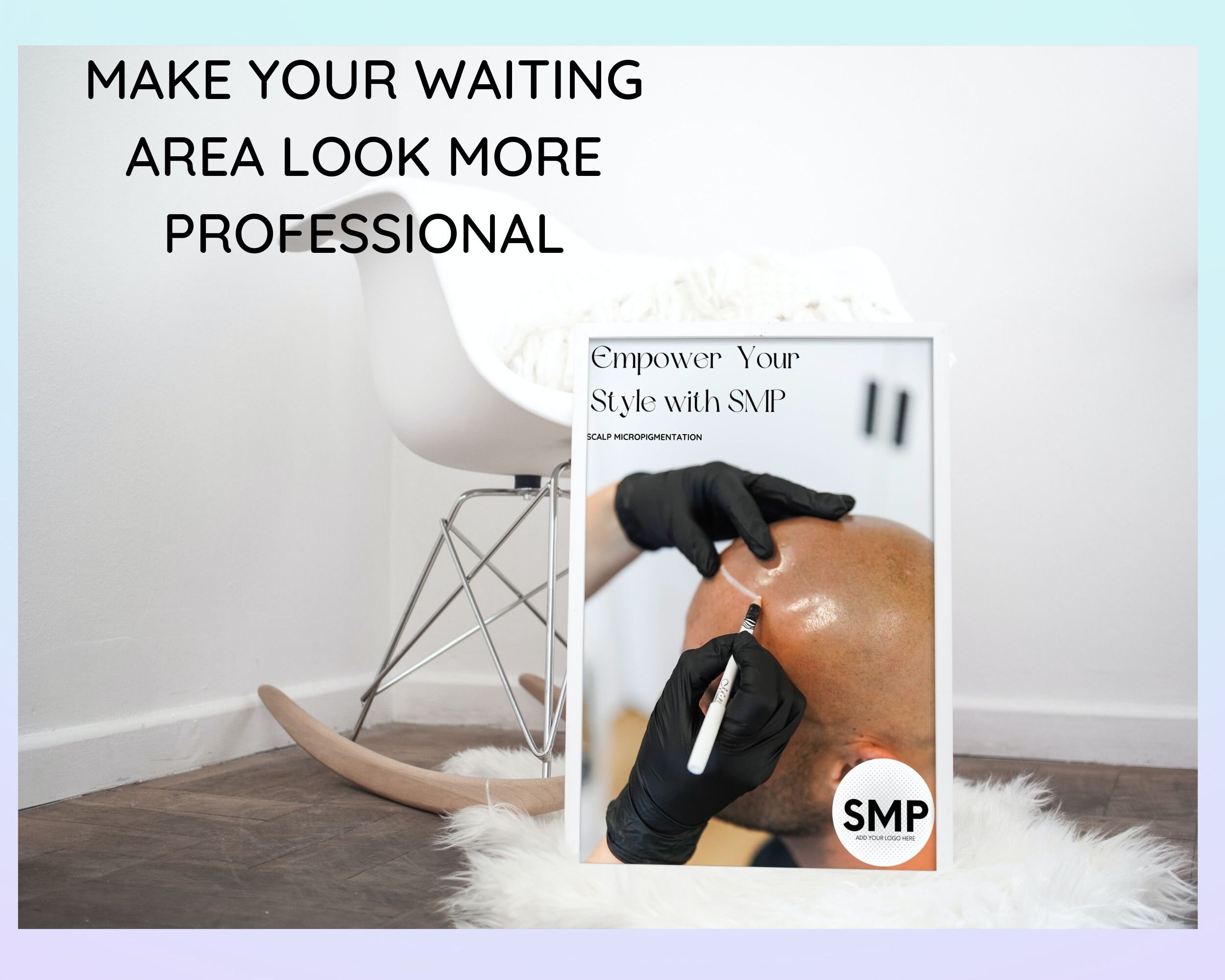 Scalp Micropigmentation (SMP) Poster, Instant Download in Jpeg or PDF ...