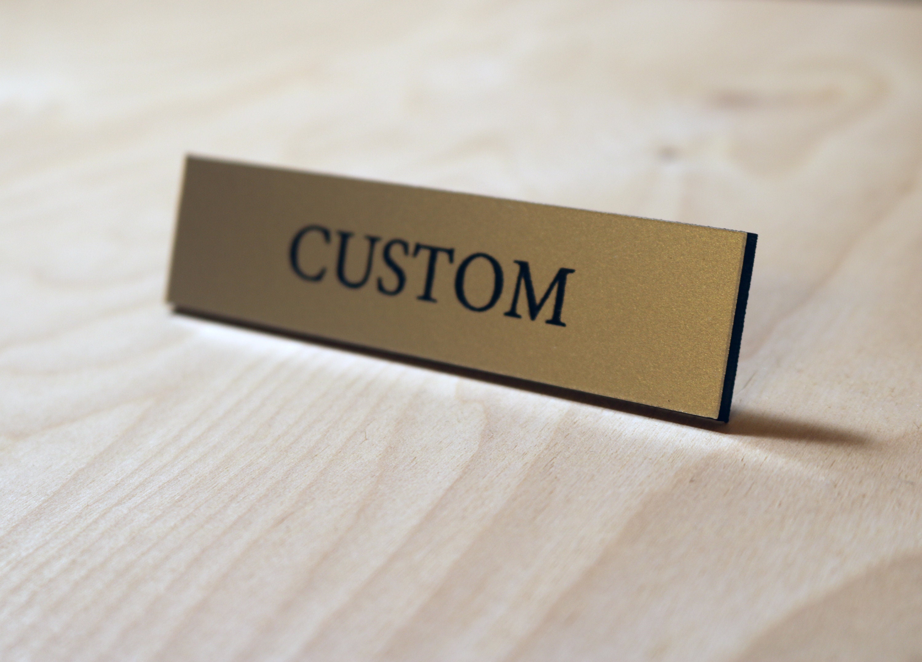 Custom Silver Aluminum Plated Acrylic - Engraved Plaque, Engraved Sign ...