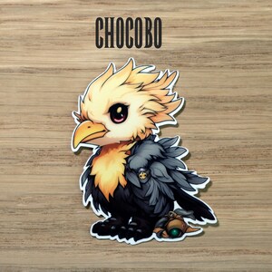 Final Fantasy Stickers final Fantasy Themed Sticker Chocobo - Etsy