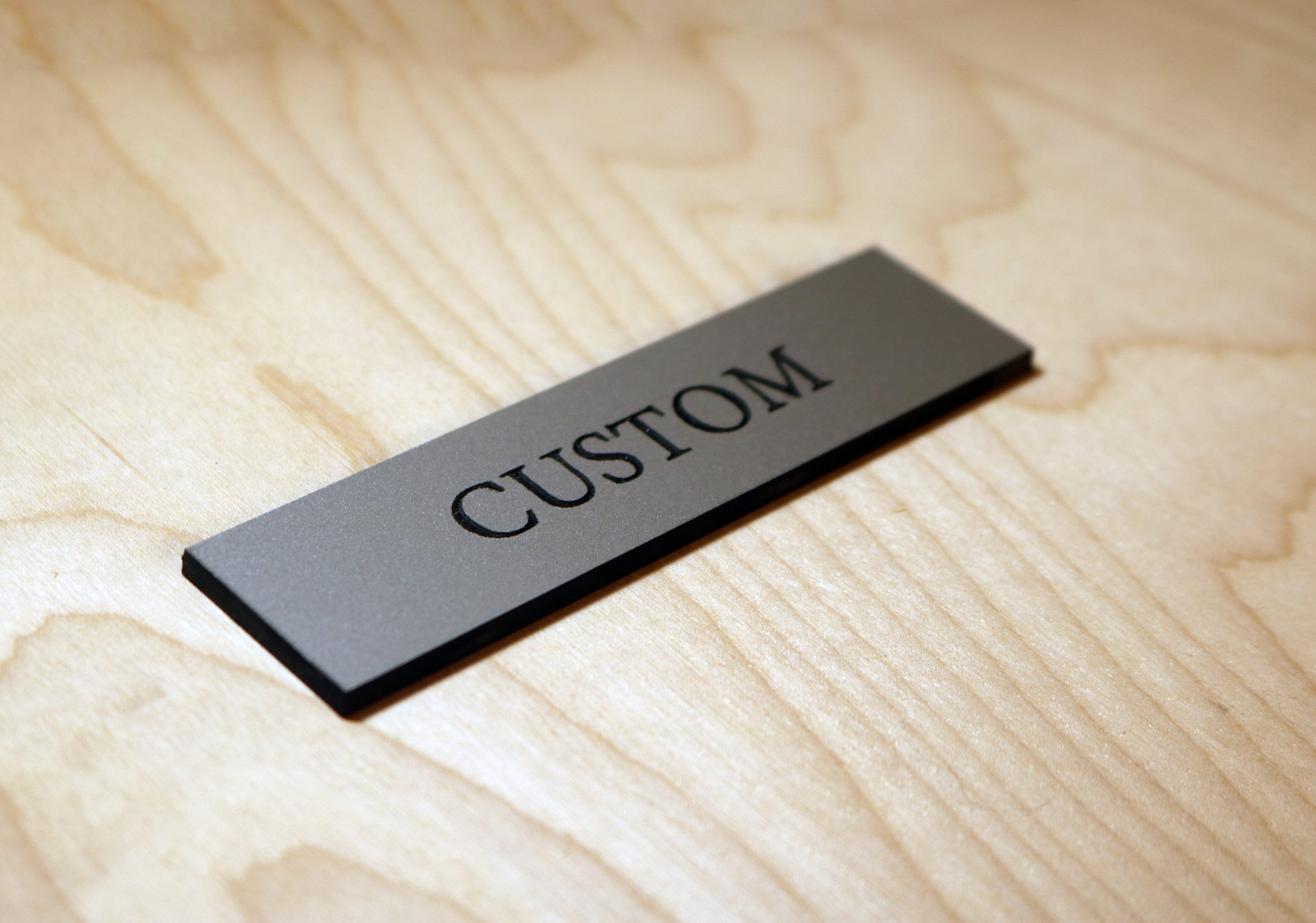 Custom Silver Aluminum Plated Acrylic - Engraved Plaque, Engraved Sign ...