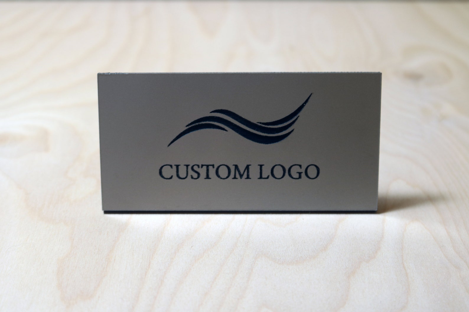 Custom Silver Aluminum Plated Acrylic - Engraved Plaque, Engraved Sign ...