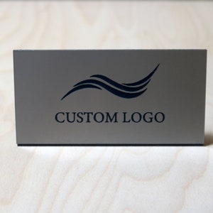 Custom Silver Aluminum Plated Acrylic - Engraved Plaque, Engraved Sign ...