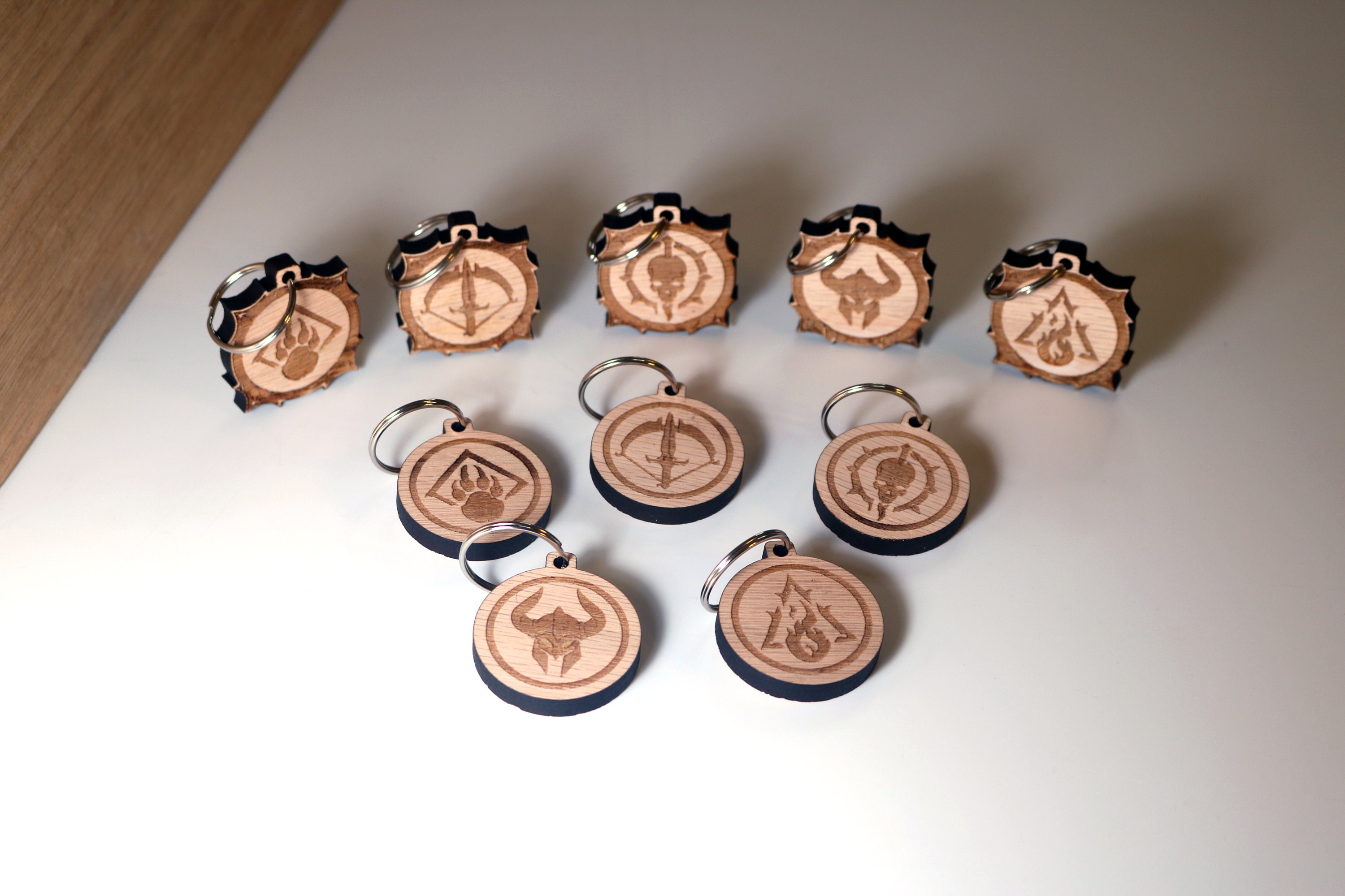 Diablo 4 Inspired Wooden Keychains - Etsy