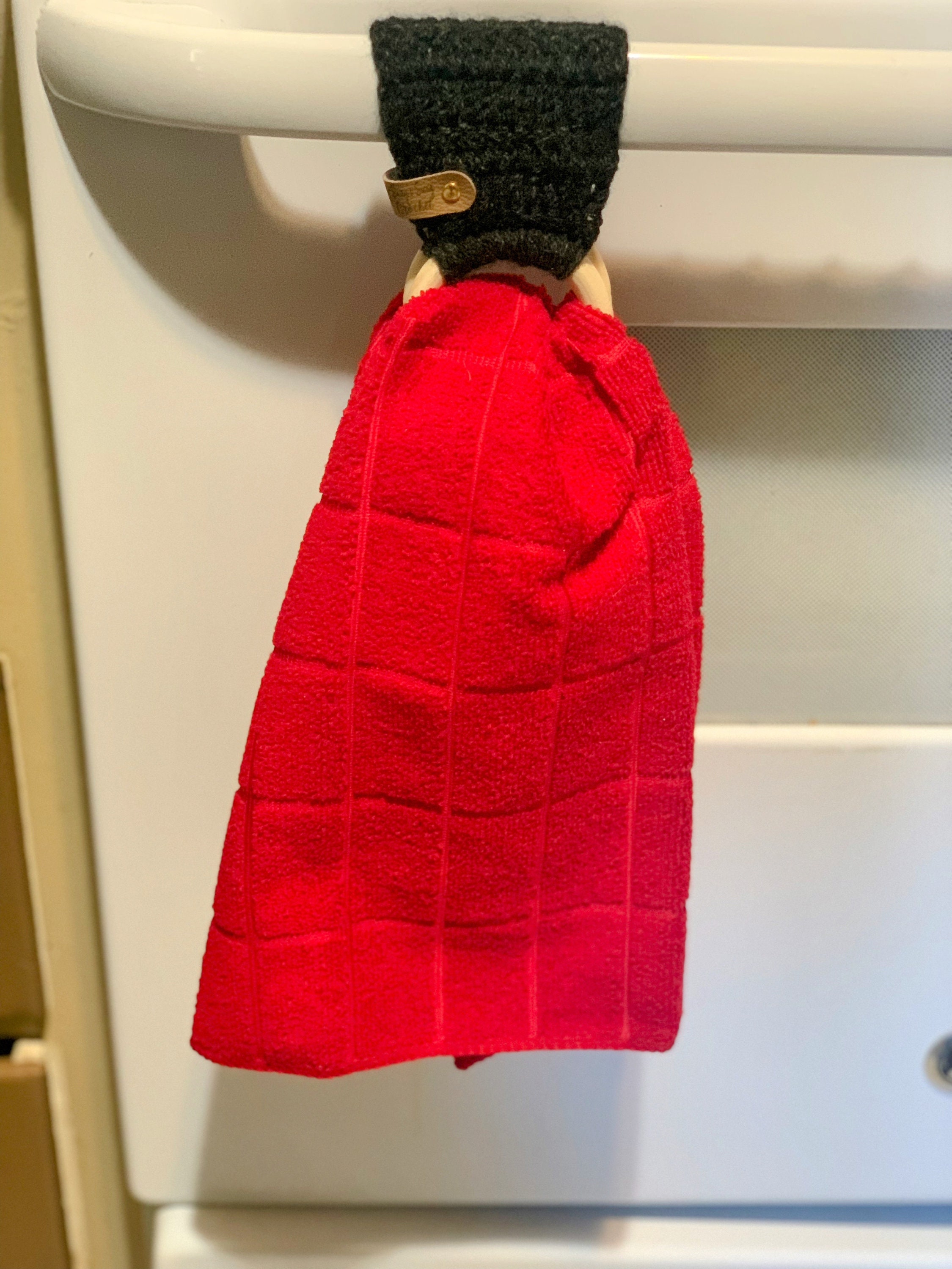 Kitchen Towel Holder Tea Towel Holder Oven Door Towel Ring Kitchen ...