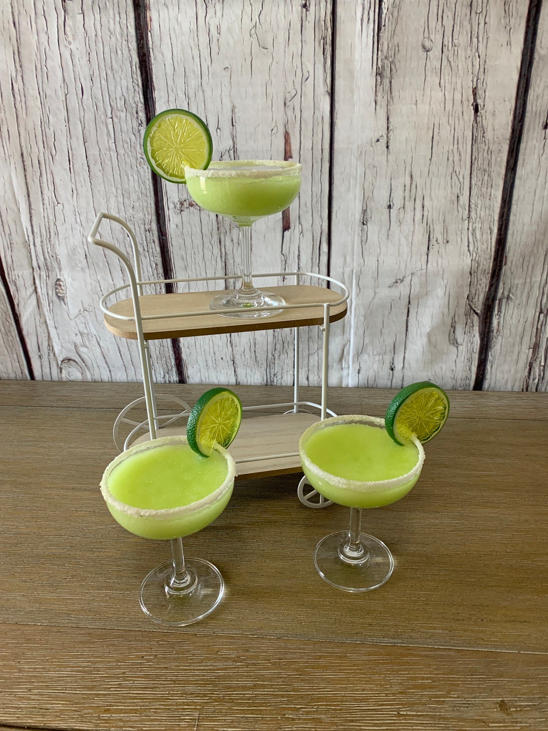 Faux Drink Margarita Lime Decor Tiered Tray Decor Fake Photo Prop - Etsy