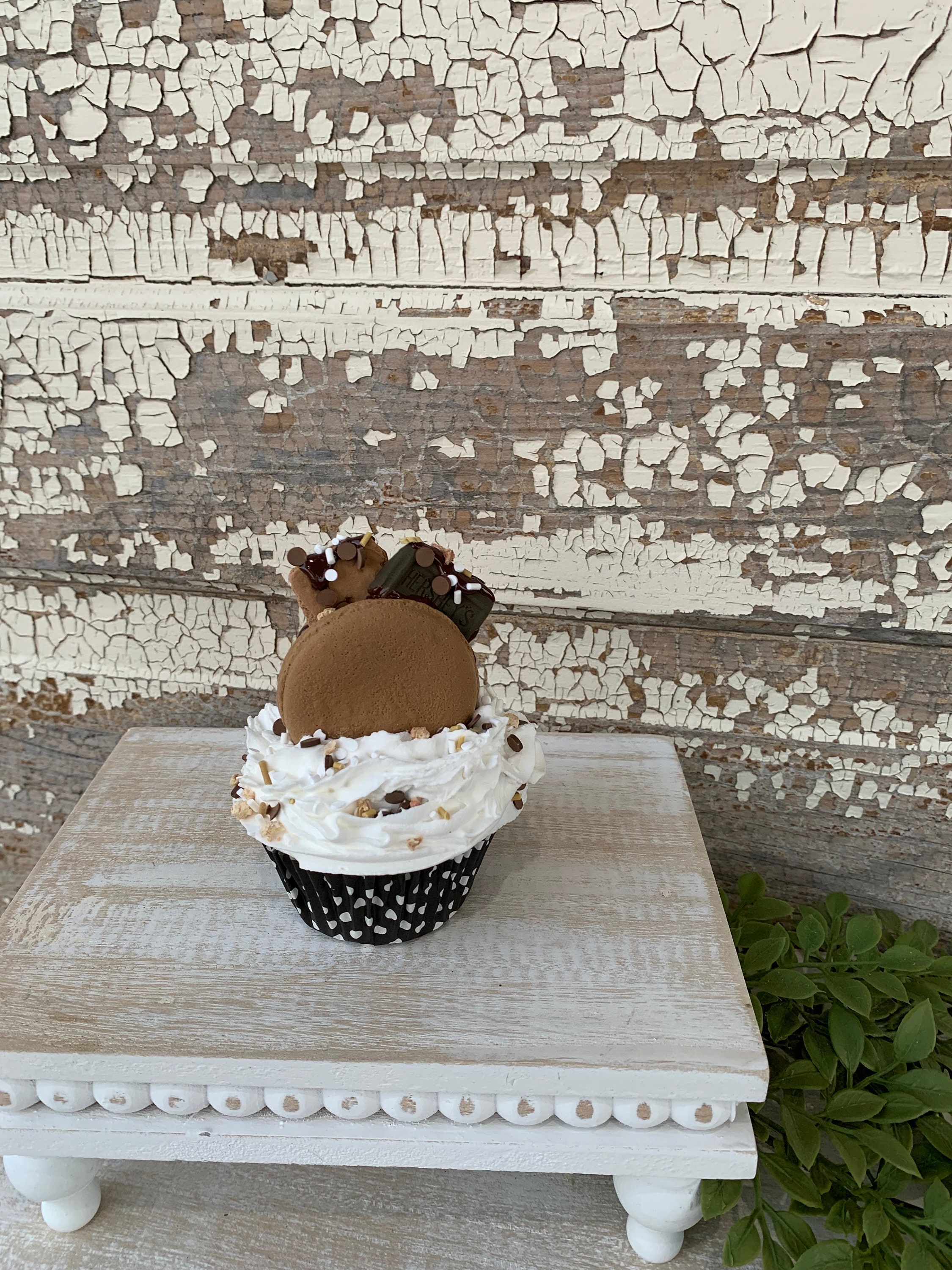 Smores Faux Cupcake Smores Decor Smores Tiered Tray Decor Fake Smore ...