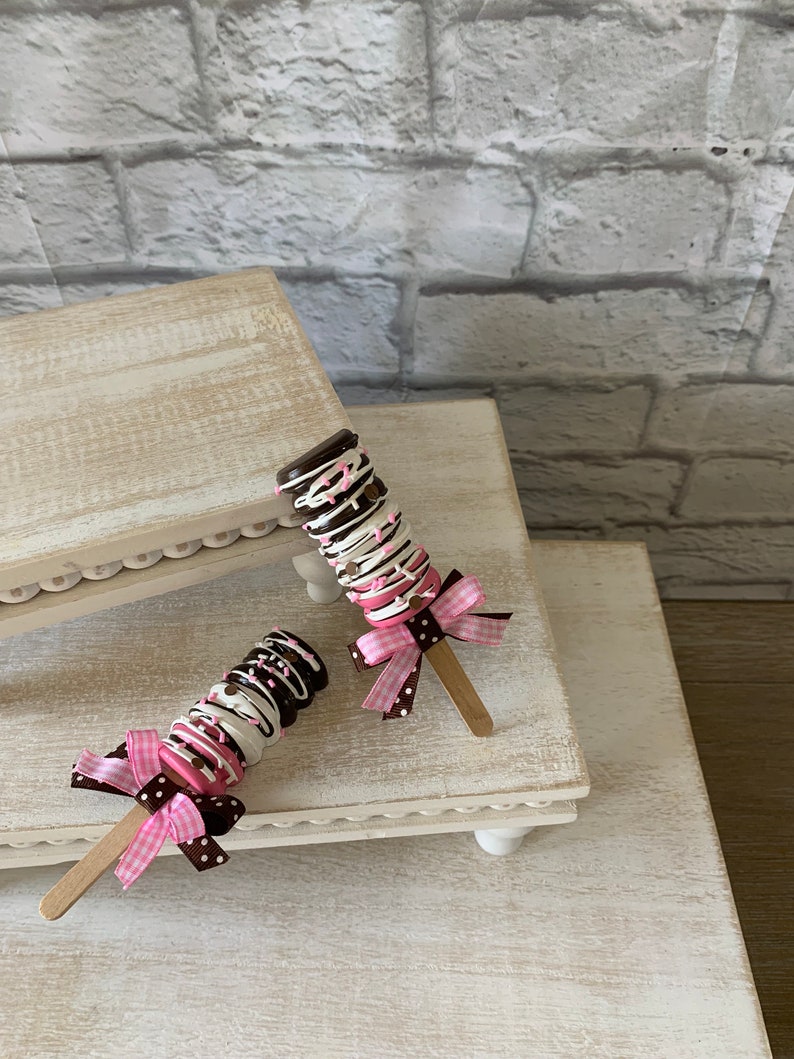 Neapolitan Faux Cake Pop Cakesicles Neapolitan Decor Neapolitan Tiered ...