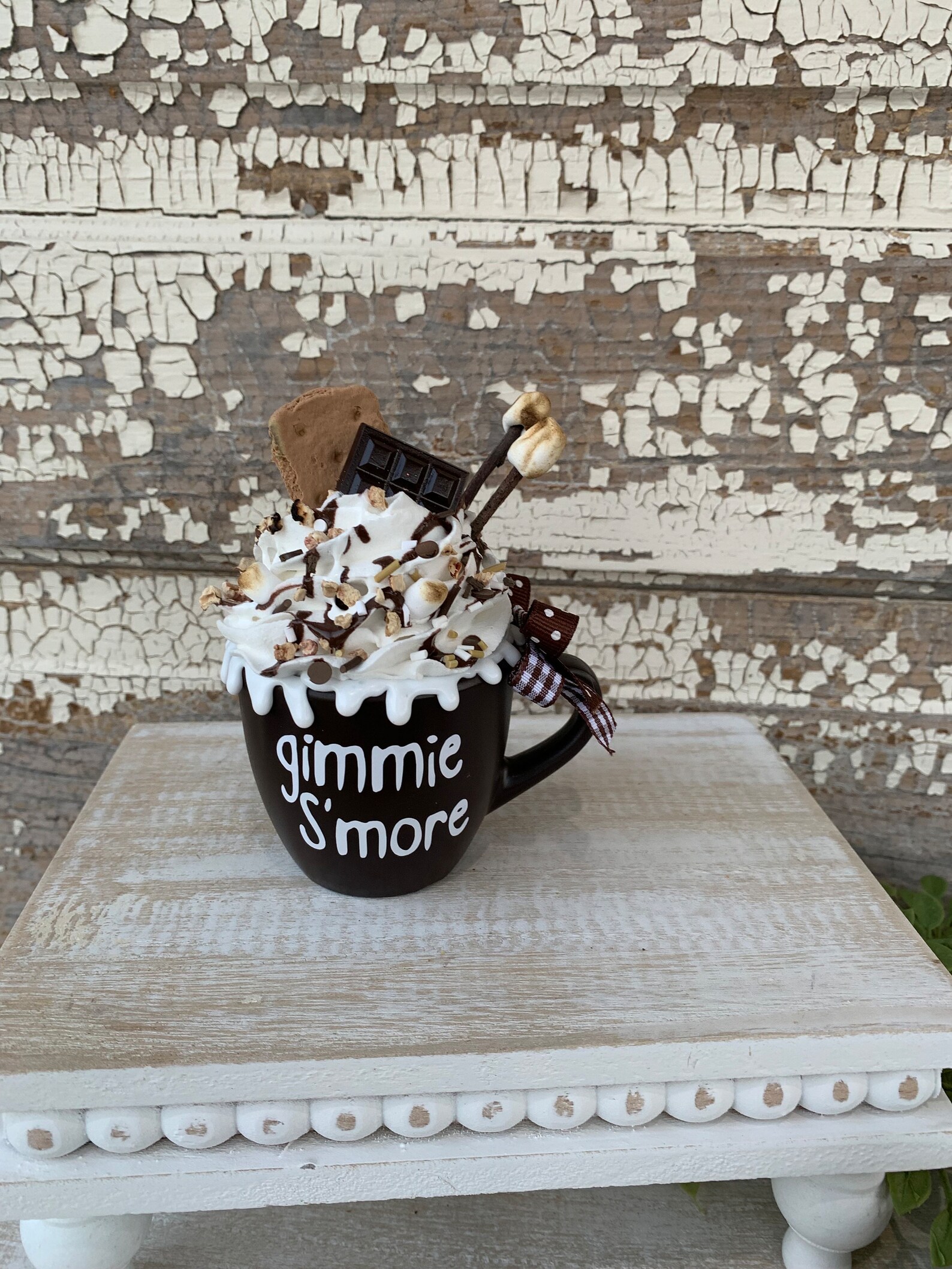 Smores Faux Drink Smores Decor Smores Tiered Tray Decor Fake Smore ...