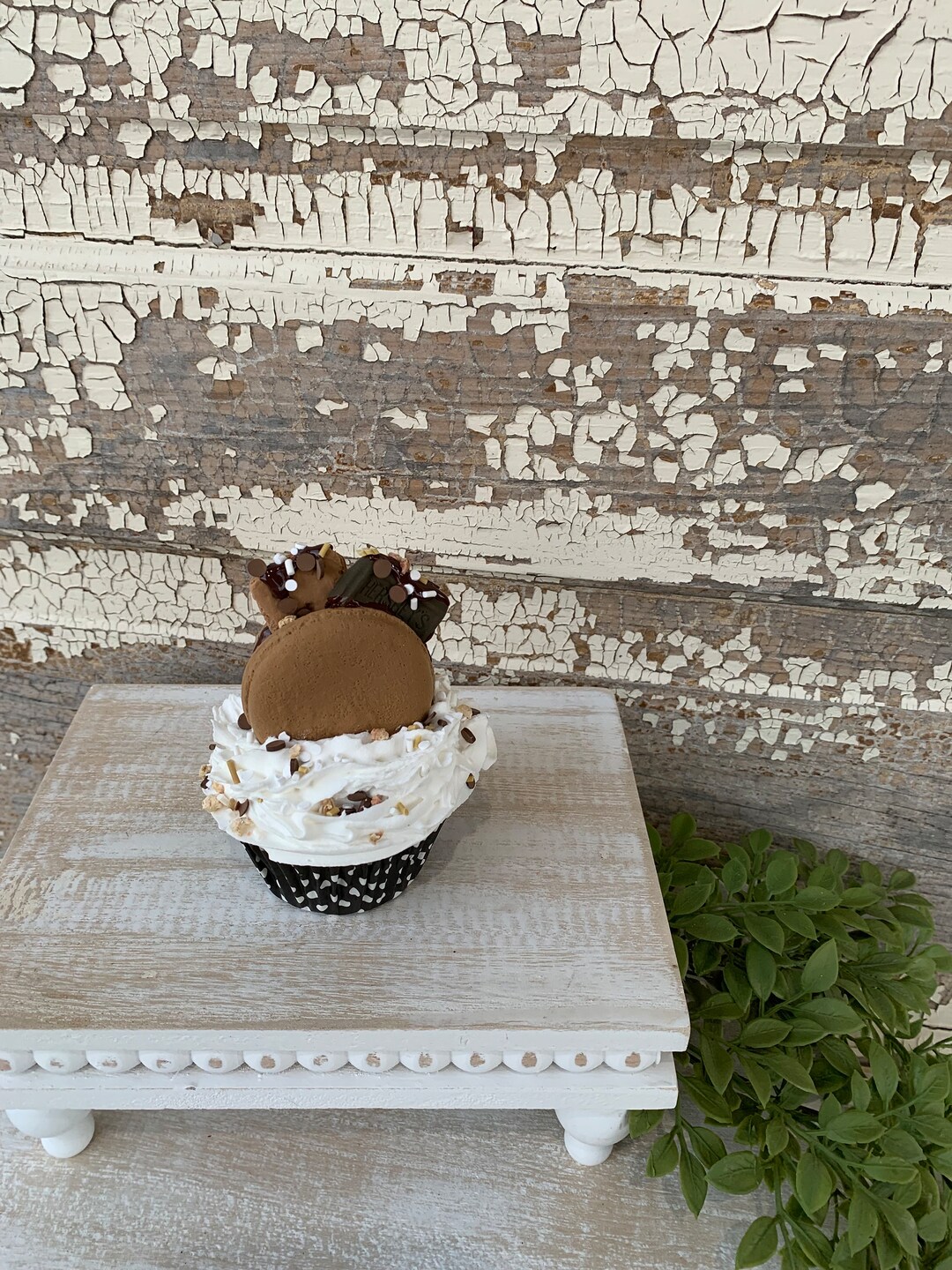 Smores Faux Cupcake Smores Decor Smores Tiered Tray Decor Fake Smore ...