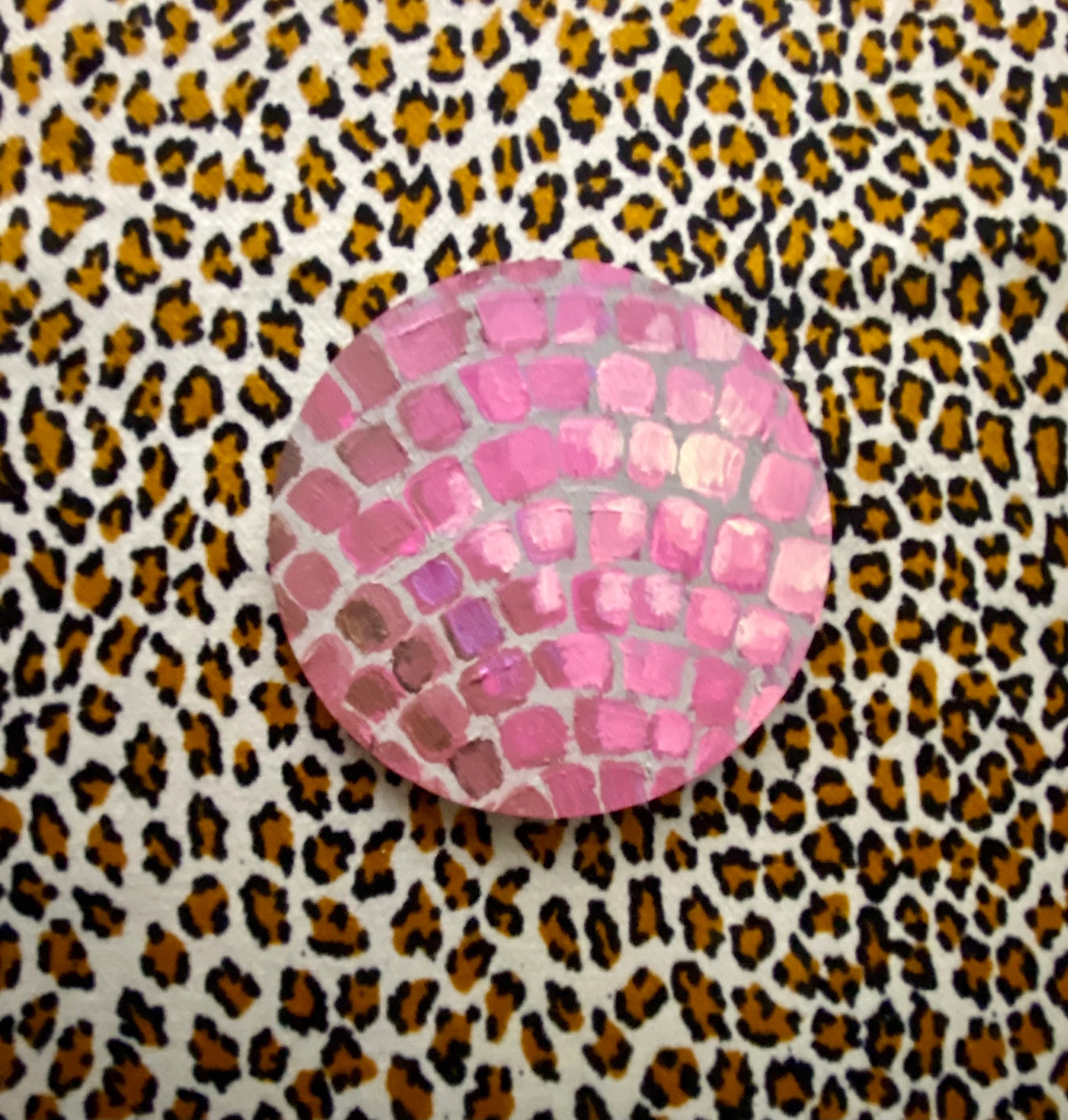 MAGNET Light Pink Disco Ball - Etsy