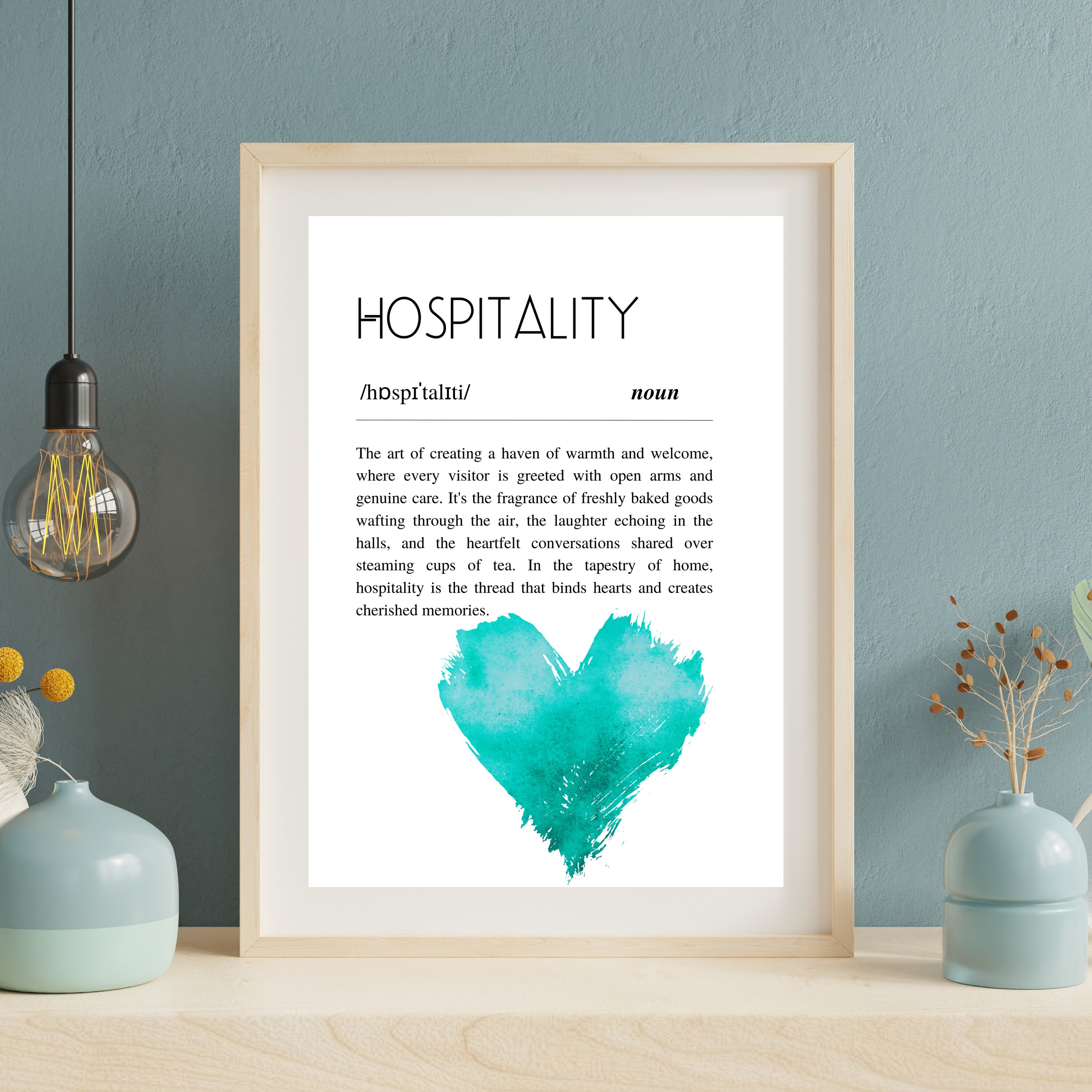 Hospitality Definition Poster Instant Digital Download - Etsy UK