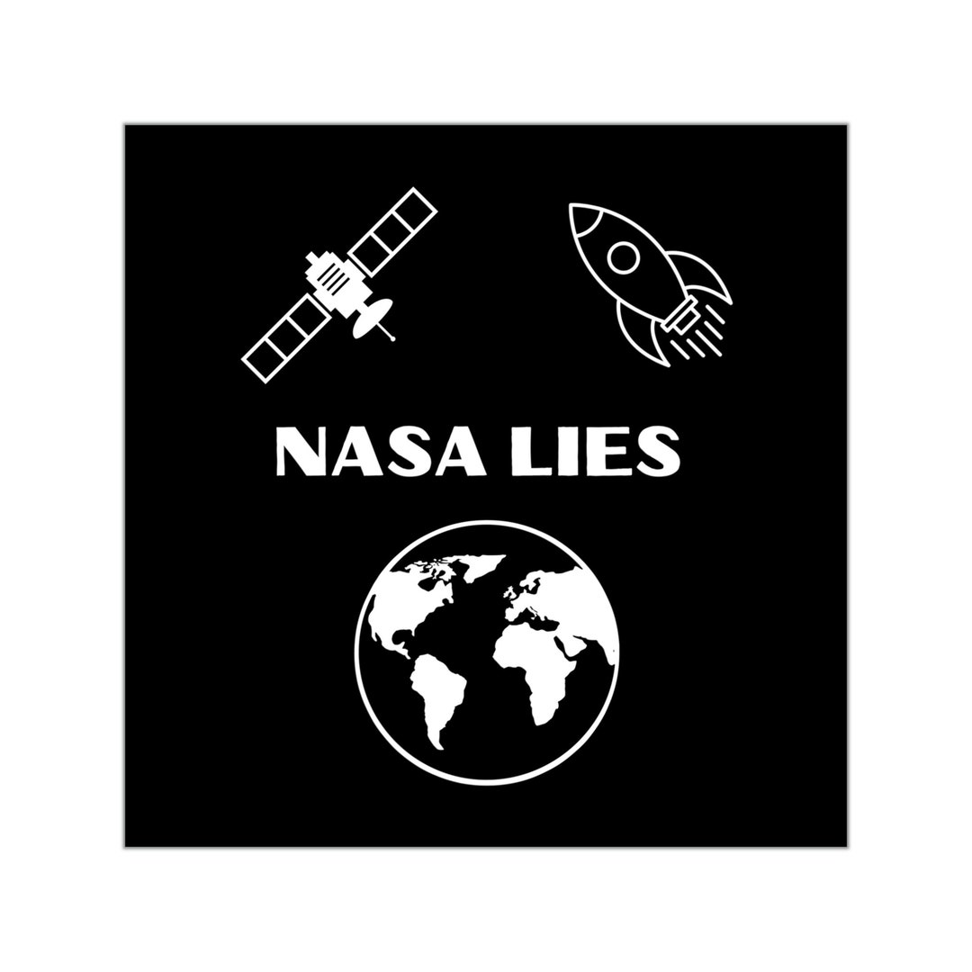 Nasa Lies, Conspiracy, Conspiracy Theory, Moon Landing Hoax, Sticker - Etsy