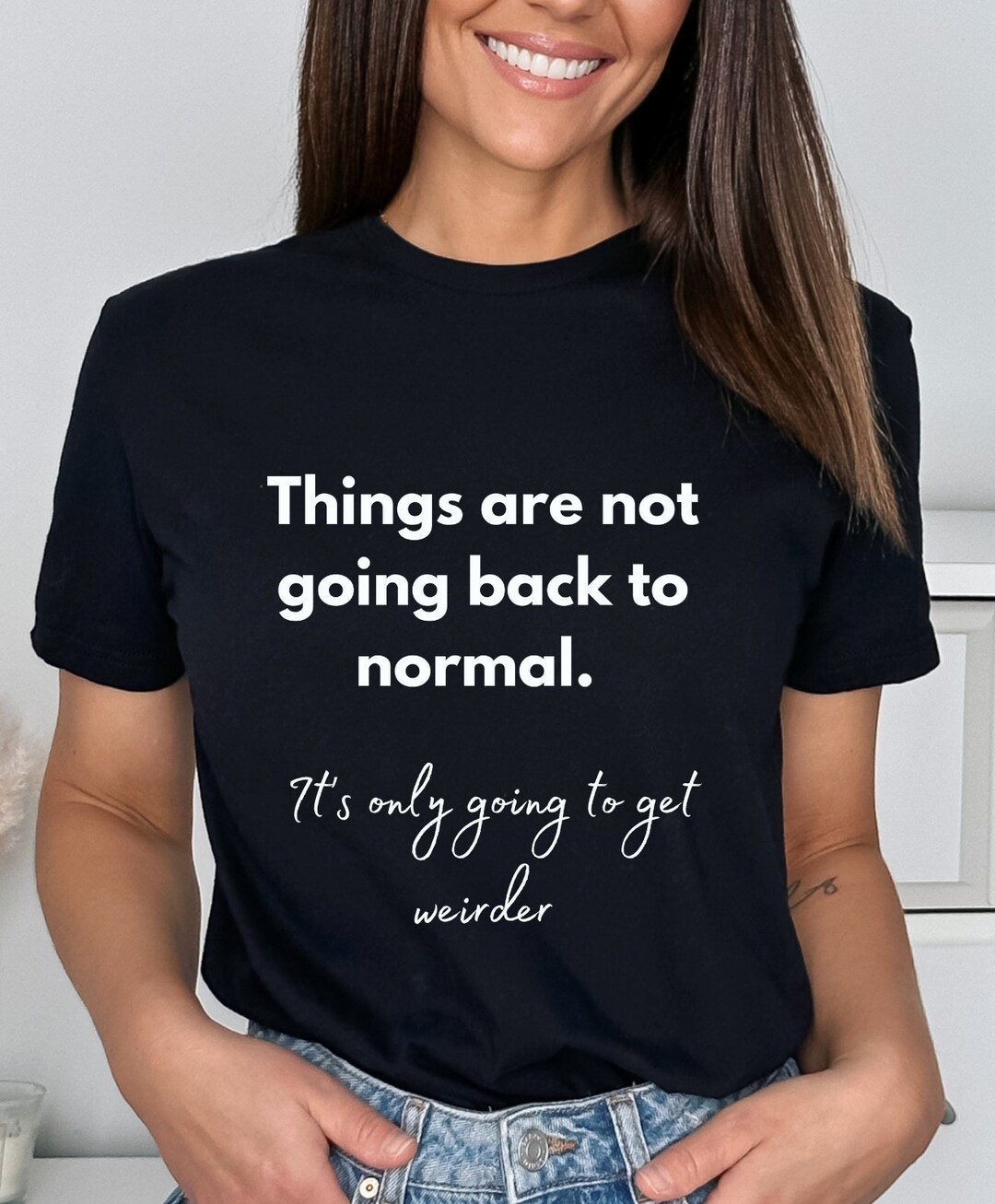 Not Going Back to Normal Shirt, T Shirt, WEF, Agenda 2030, Schwab ...