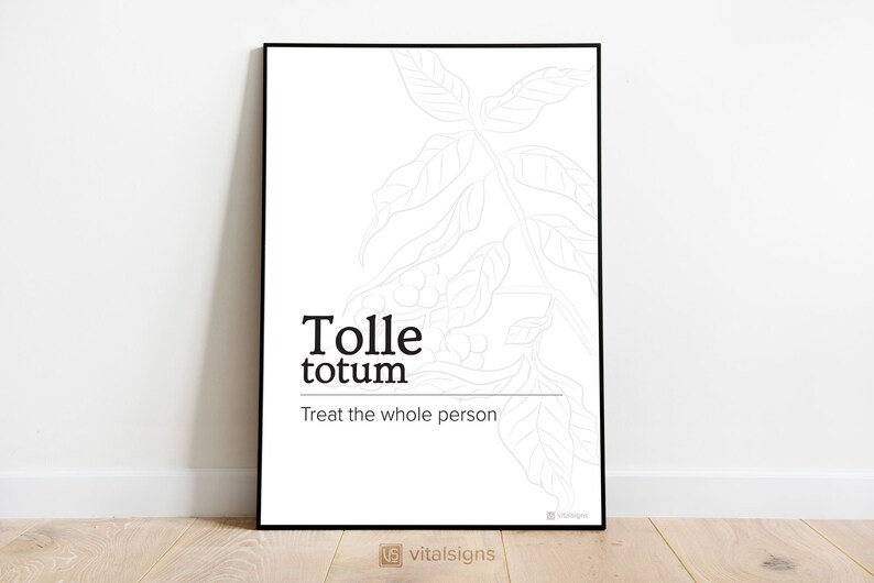Tolle Totum Naturopathic Principles Art Print (digital Download) - Etsy
