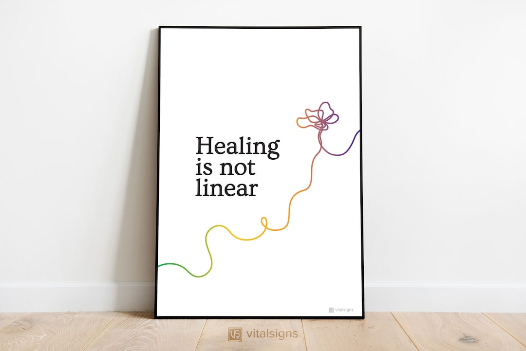 Digital Download - Healing is Not Linear, Holistic Health, Mental ...
