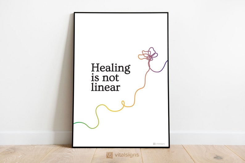 Digital Download - Healing is Not Linear, Holistic Health, Mental ...