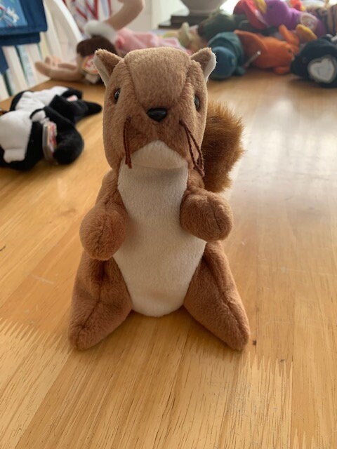 Ty Beanie Baby, nuts the Squirrel, Vintage, Good Condition - Etsy