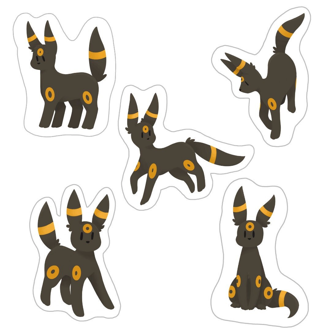 Umbreon Sticker Pack - Etsy