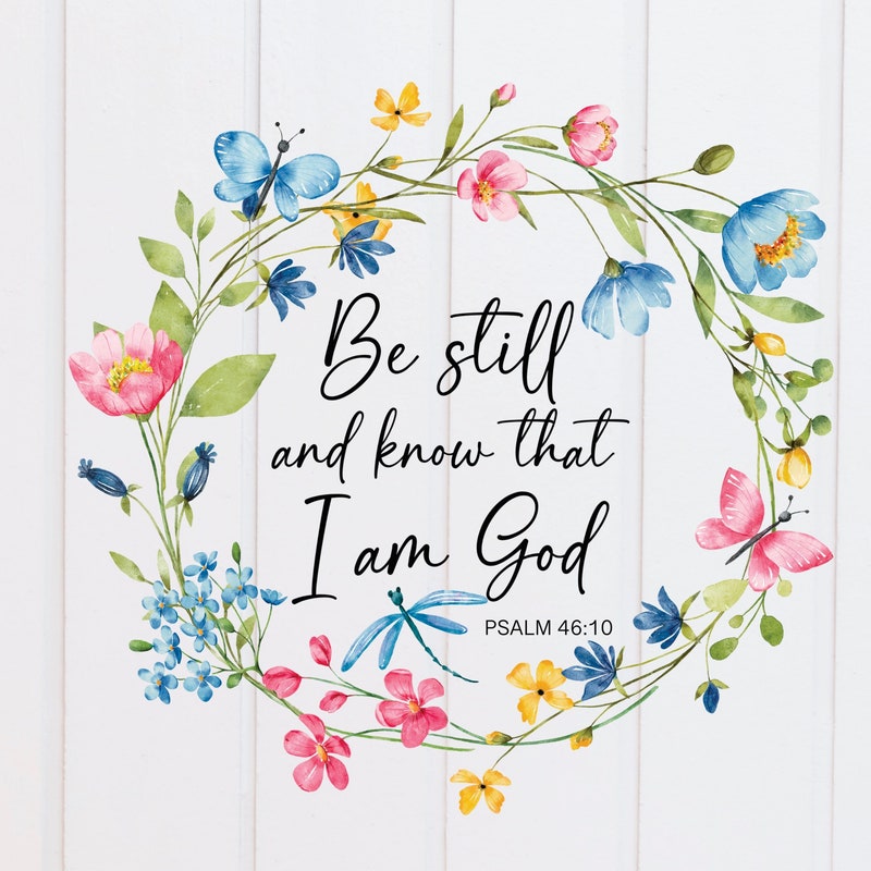 Be Still and Know Svg - Etsy