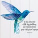 PNG File - He Will Cover You With His Wings Psalm Hummingbird, Digital ...