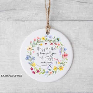 PNG File - May the God Fill You With All Joy and Hope Romans Wreath ...