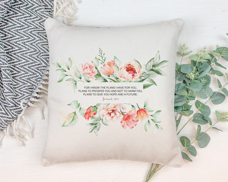PNG File - for I Know the Plans I Have for You Jeremiah 29:11 Floral ...