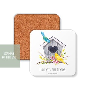 PNG File - I Am With You Always Matthew Birds, Birdhouse Digital ...