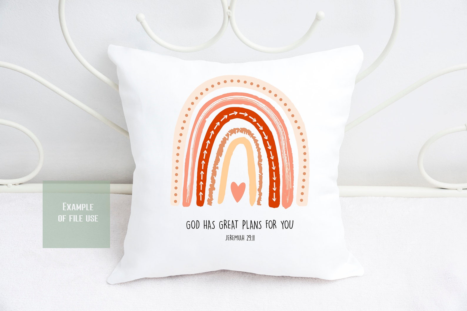 PNG File God Has Great Plans for You Rainbow PNG, Scripture Designs ...