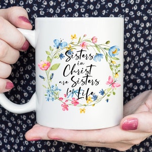 PNG File - Sisters in Christ Are Sisters for Life Bright Floral ...