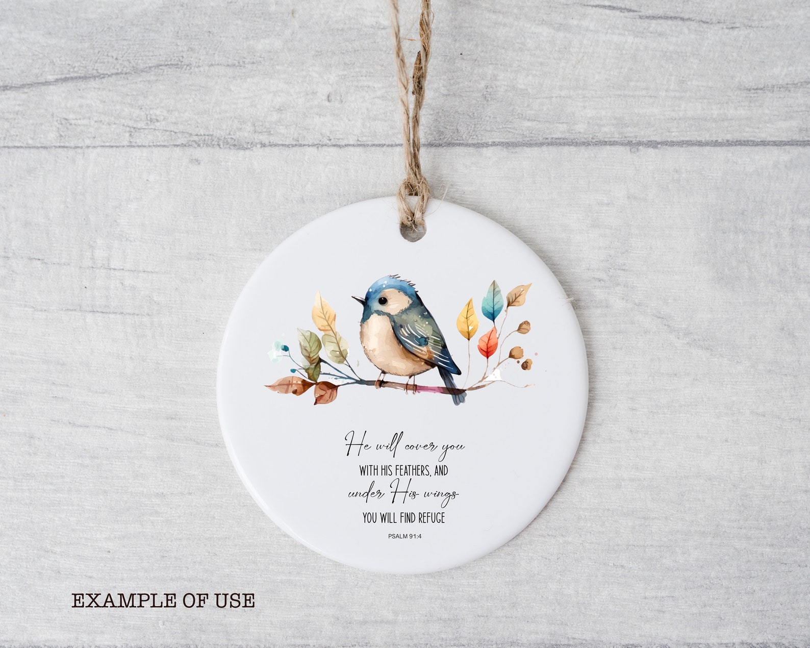 PNG File - He Will Cover You With His Wings Psalm Hummingbird, Digital ...
