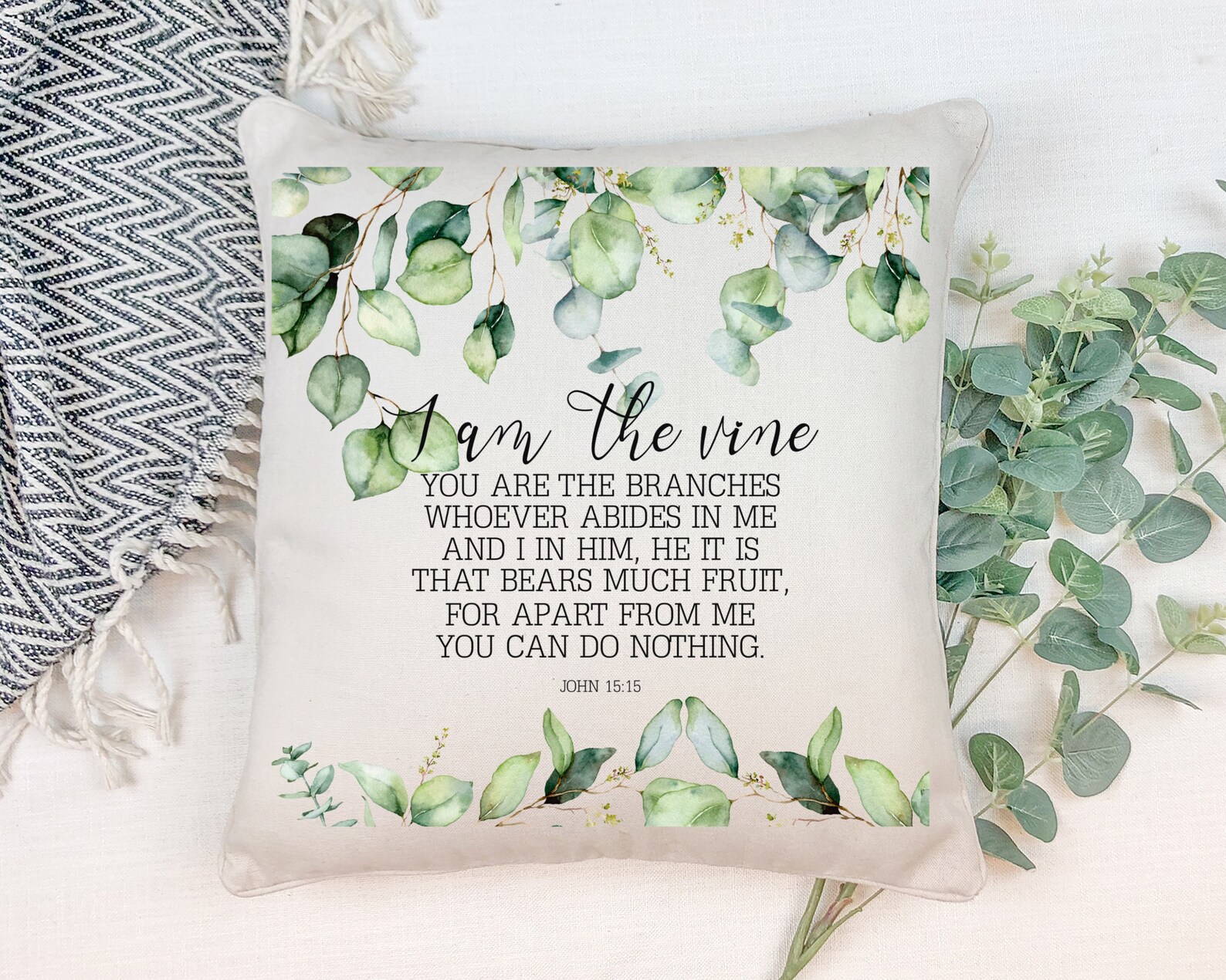 PNG - I Am the Vine You Are the Branches Leaves PNG, Scripture Designs ...