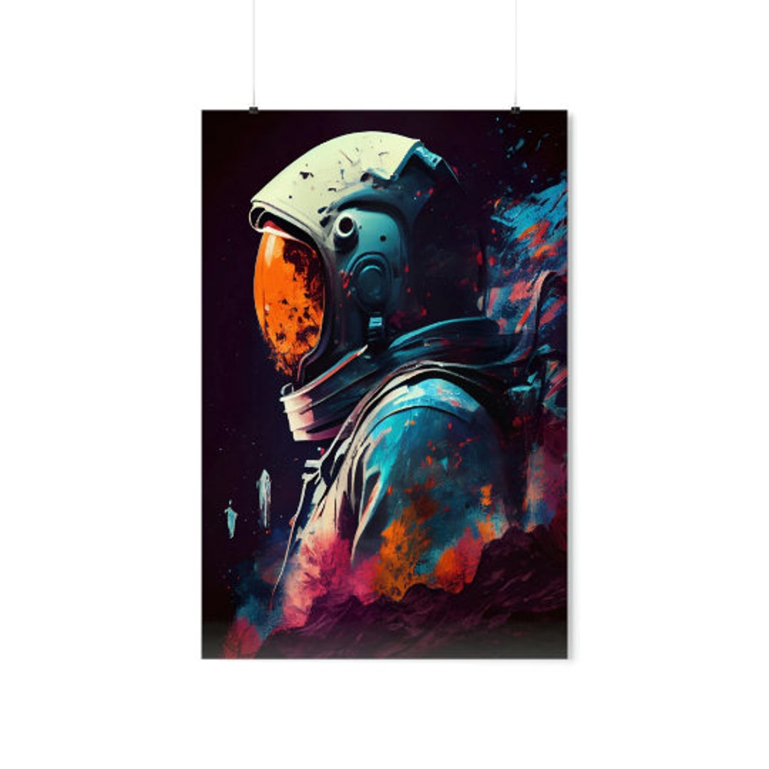 Astronaut Digital Art - Digital Download, Printable, Home Decor, Wall ...