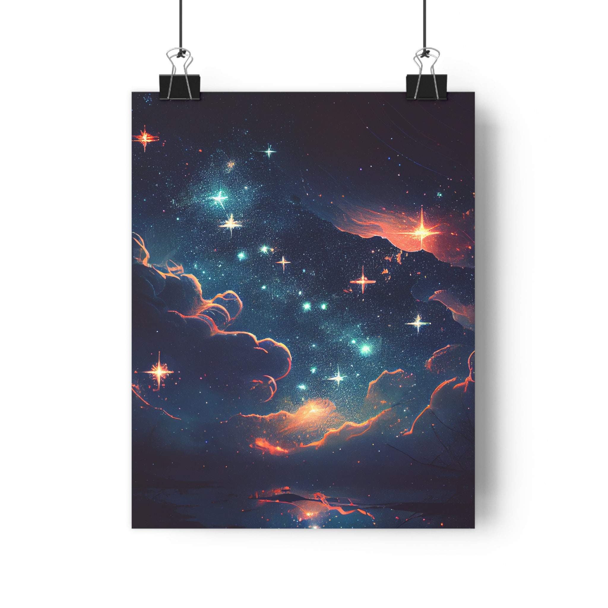 Star Painting Digital Download Printable Wallpaper Background High ...